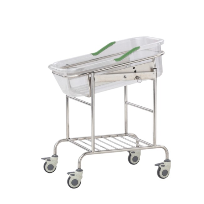 BEDS & STRETCHERS: Infant Cot Bed Stainless Steel
